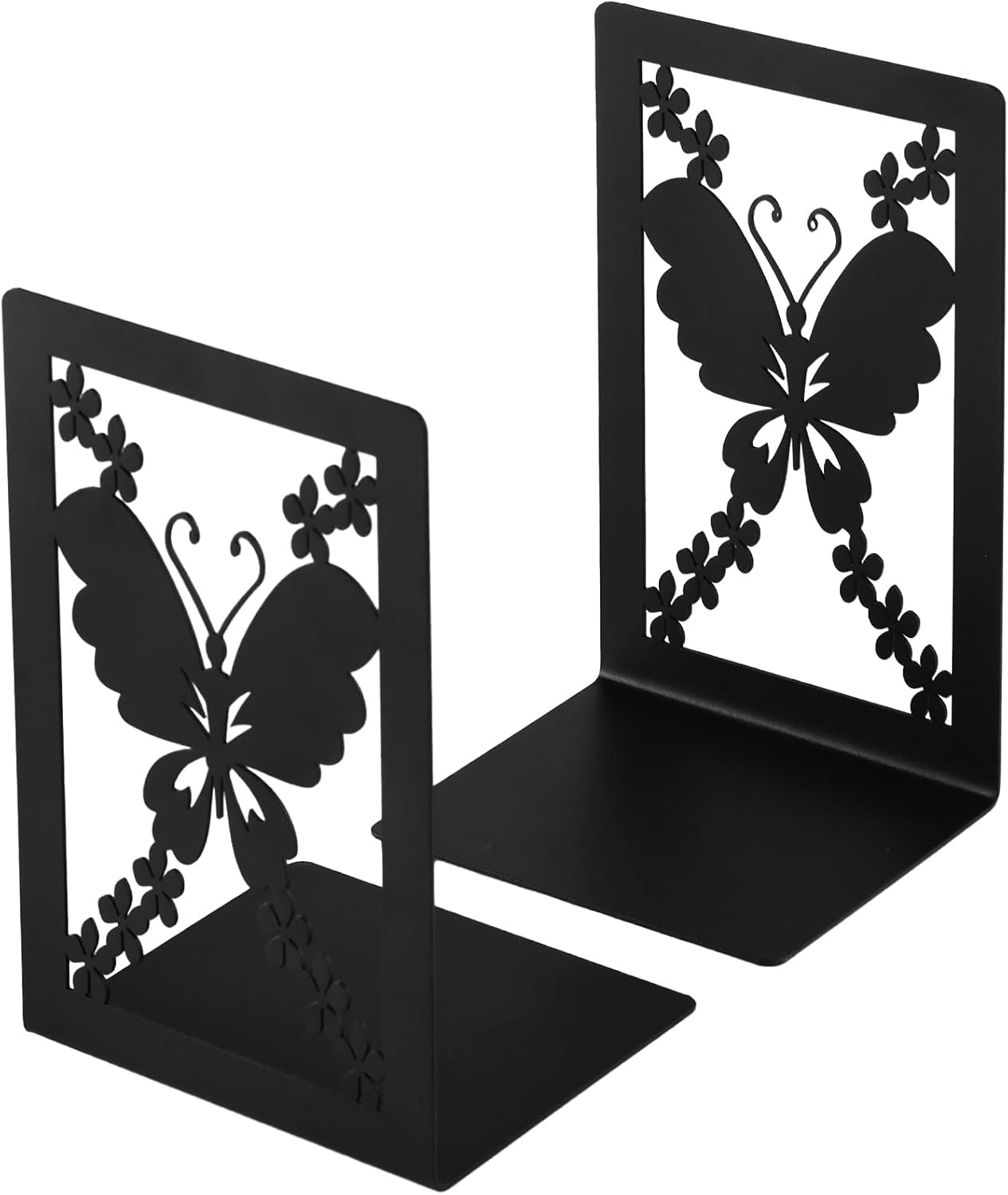 Amazon.com: Aertiavty Butterfly Bookends 2 Pcs, Large Heavy Duty Metal ...