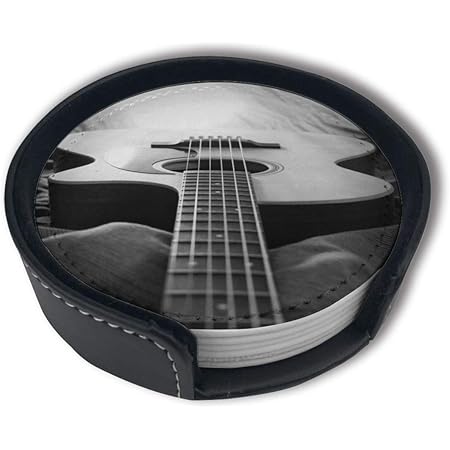 Amazon.com: Guitar Ink - Guitar Coaster Set / 5 Beautiful Extra-Large ...