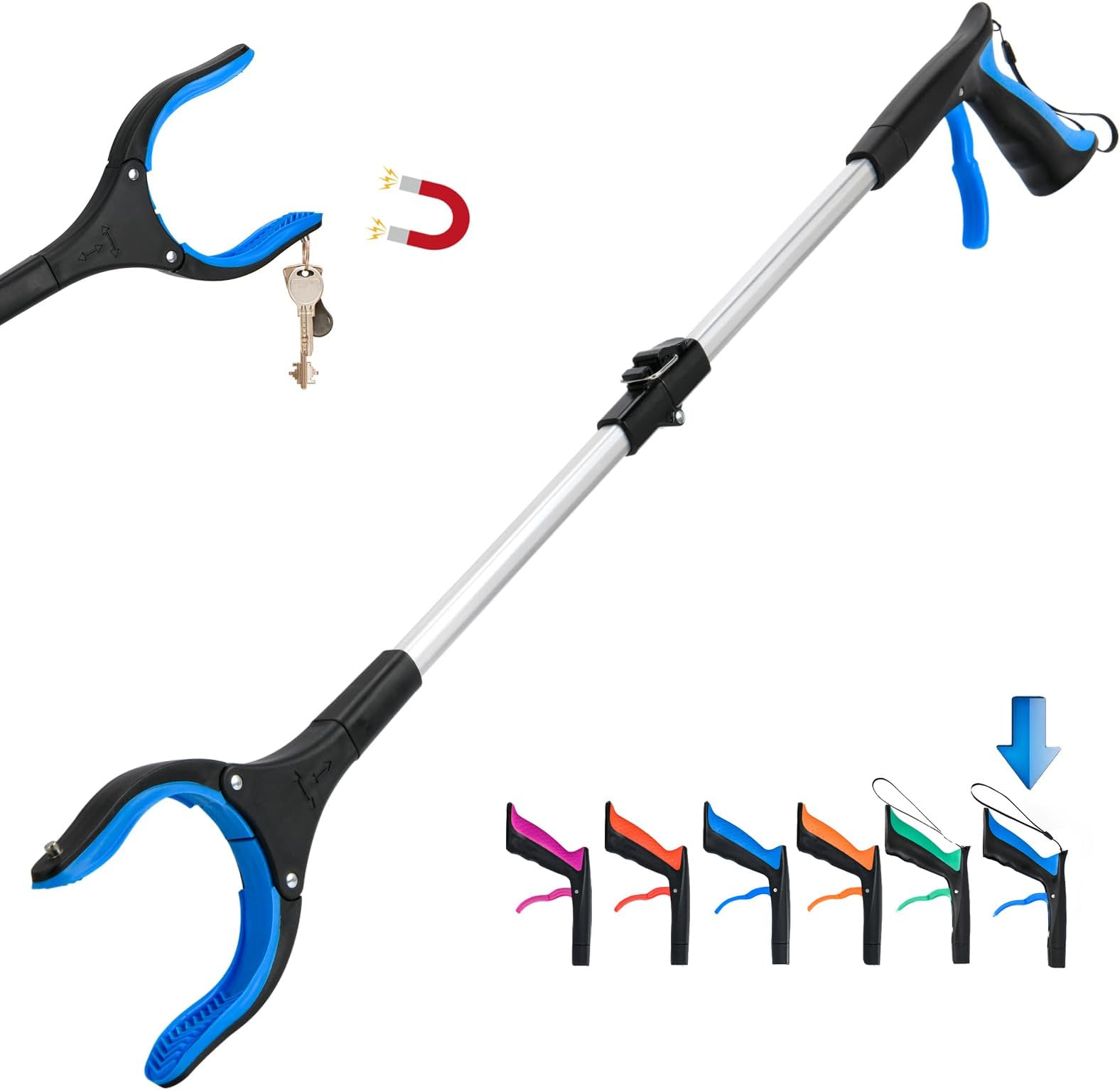 Amazon.com: Grabber Reacher Tool,32 Inch Extra Long Foldable Pick Up ...