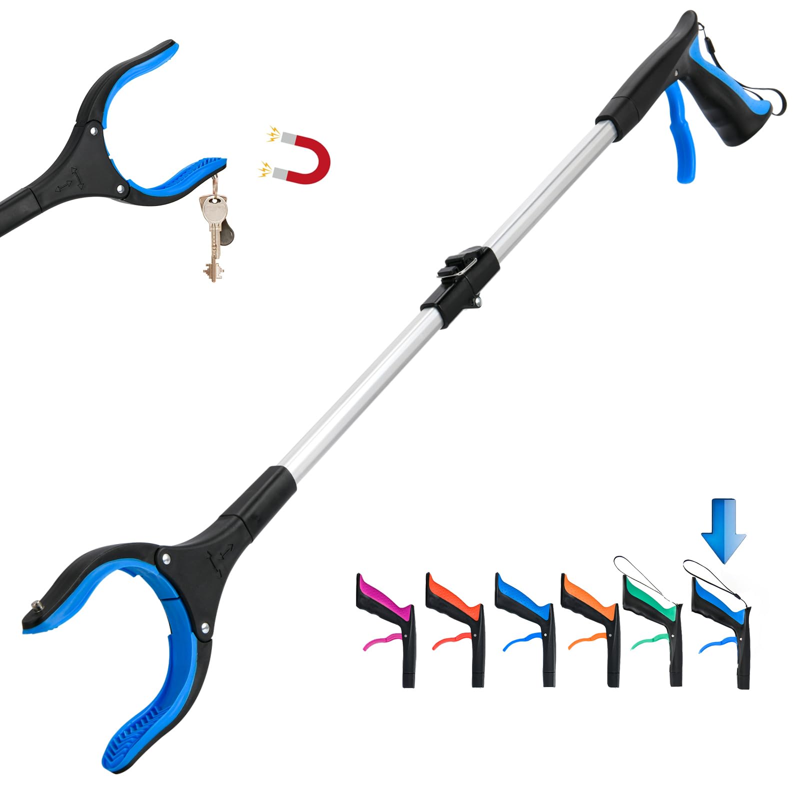 Amazon.com: Grabber Reacher Tool,32 Inch Extra Long Foldable Pick Up ...