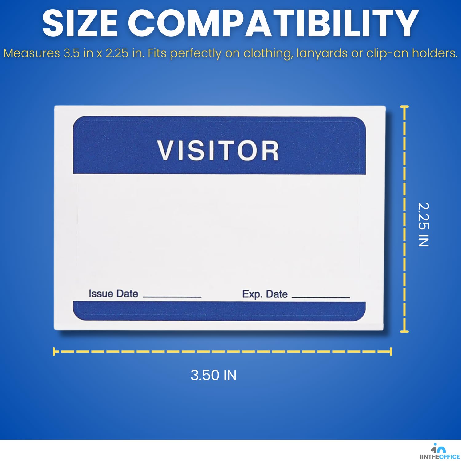 Snapklik.com : Visitor Stickers, Visitor Badges, Name Tag Stickers For ...