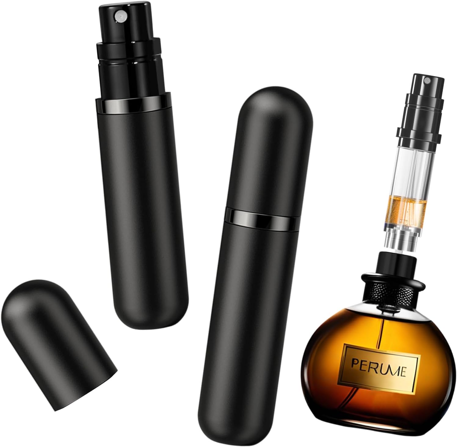 Amazon.com: LAIKME Travel Mini perfume Refillable Atomizer Container ...