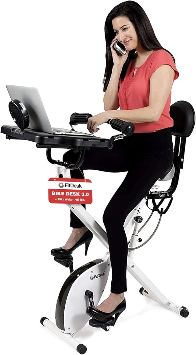Amazon.com : FitDesk Bike Desk 3.0 - Adjustable Height Standing Desk ...