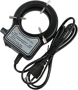 Amazon.co.jp: Microscope Kit 56 LED Adjustable Ring Light Lamp Black ...