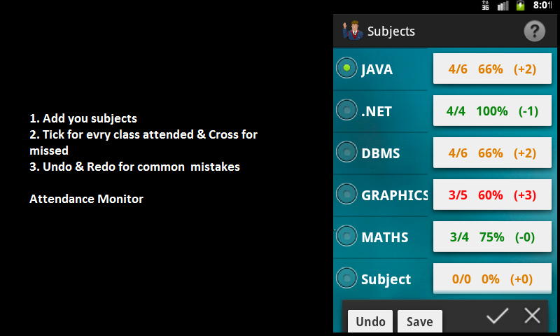 Attendance Monitor - App on Amazon Appstore