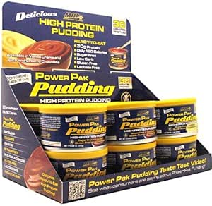 Amazon.com: MHP Power Pak Pudding, Chocolate/Vanilla 12-Pack 8oz Cans ...