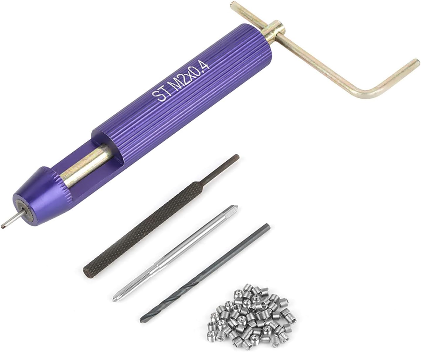 Amazon.com: Chazcool 50pcs Thread Repair Kit, M2 x 0.4 Stainless Steel ...