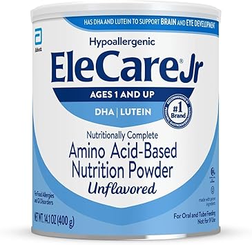 Amazon.com: EleCare Jr Unflavored, DHA & Lutein Amino Acid-Based ...