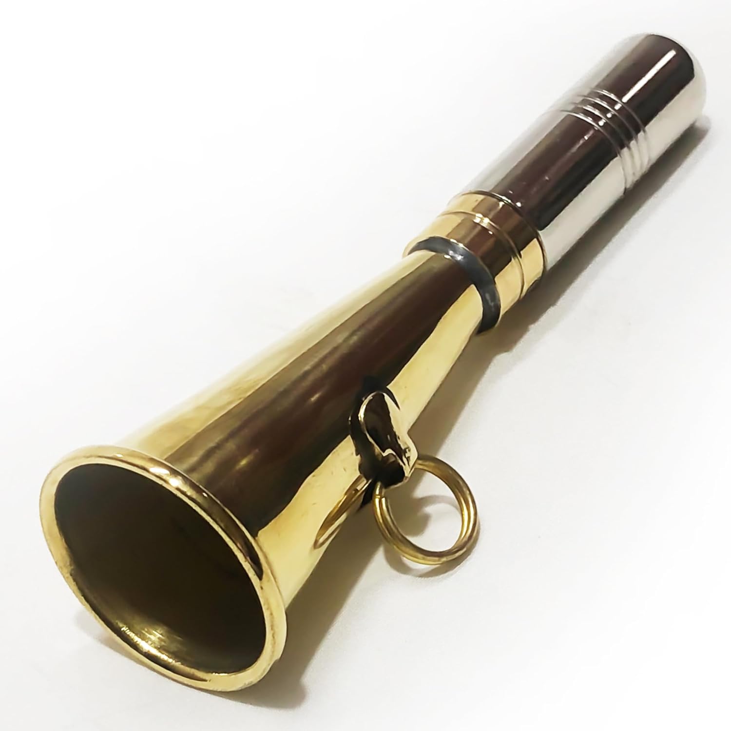 Amazon.com: Hunting Horn Handmade Copper/Brass AUTHENTIC BEATING ...