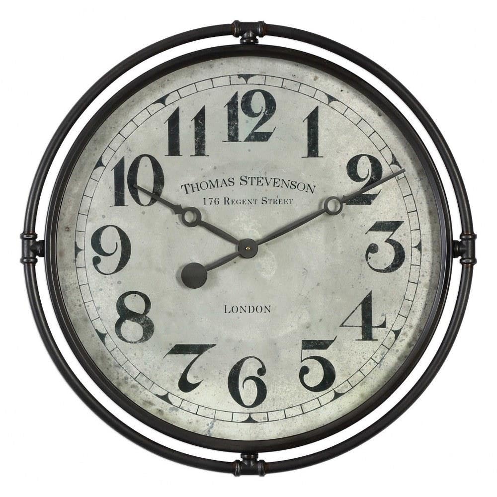 Amazon.com: Nakul - 29.5 inch Industrial Wall Clock - 29.5 inches wide ...