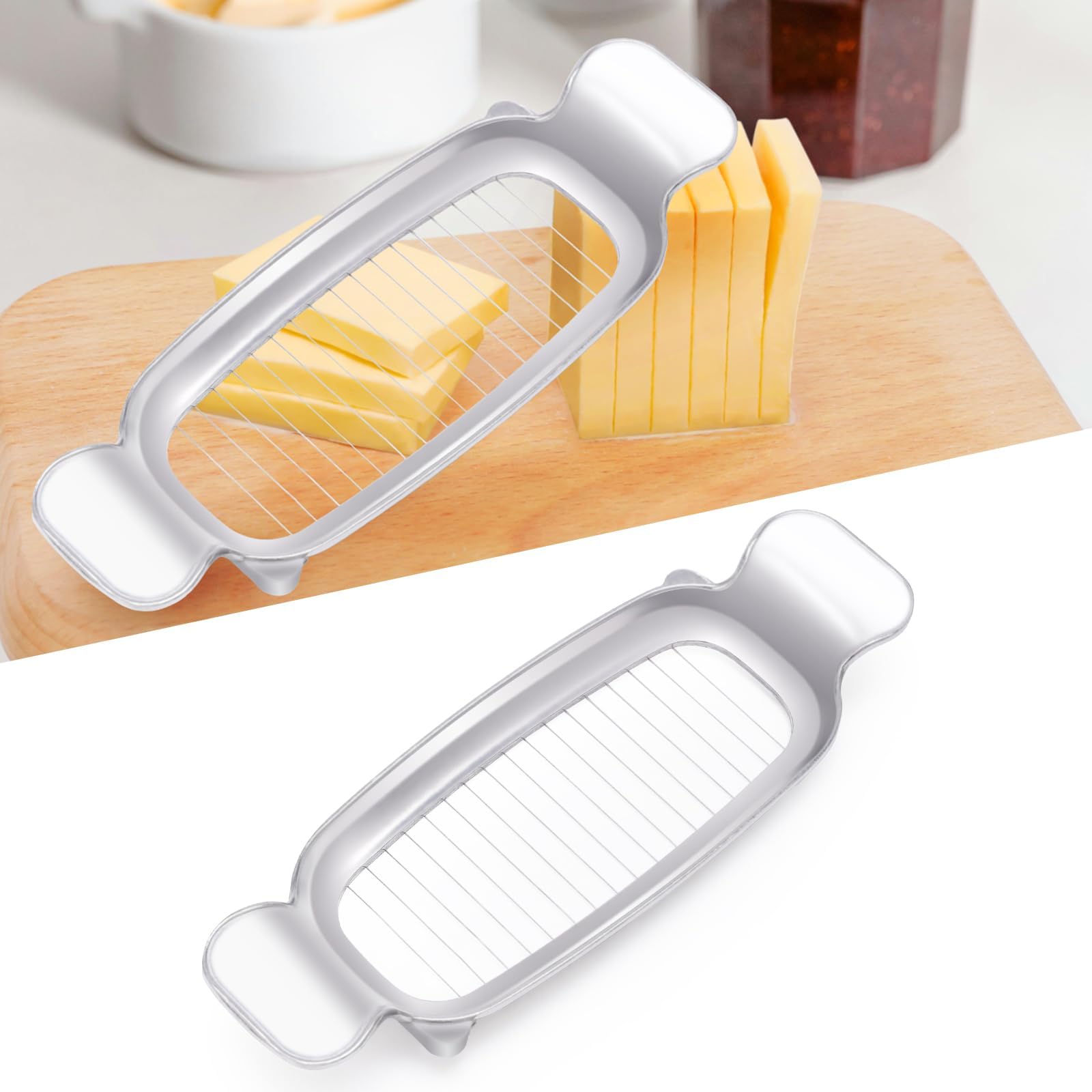 Amazon.com: YIWEIIWN Butter Cutter Slicer,cheese Block Slicer,Butter ...