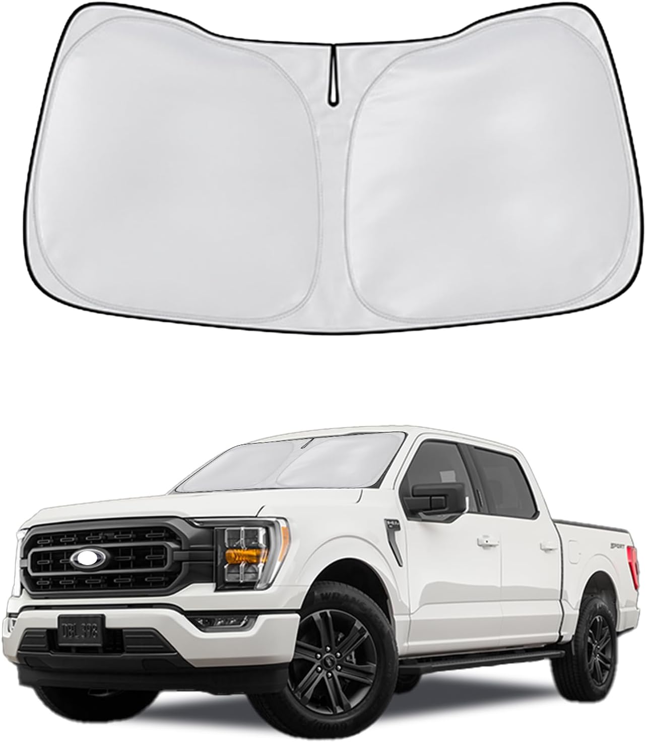 Amazon.com: Pincuttee 1PC Car Windshield Sun Shade,Foldable Sun Blocker ...