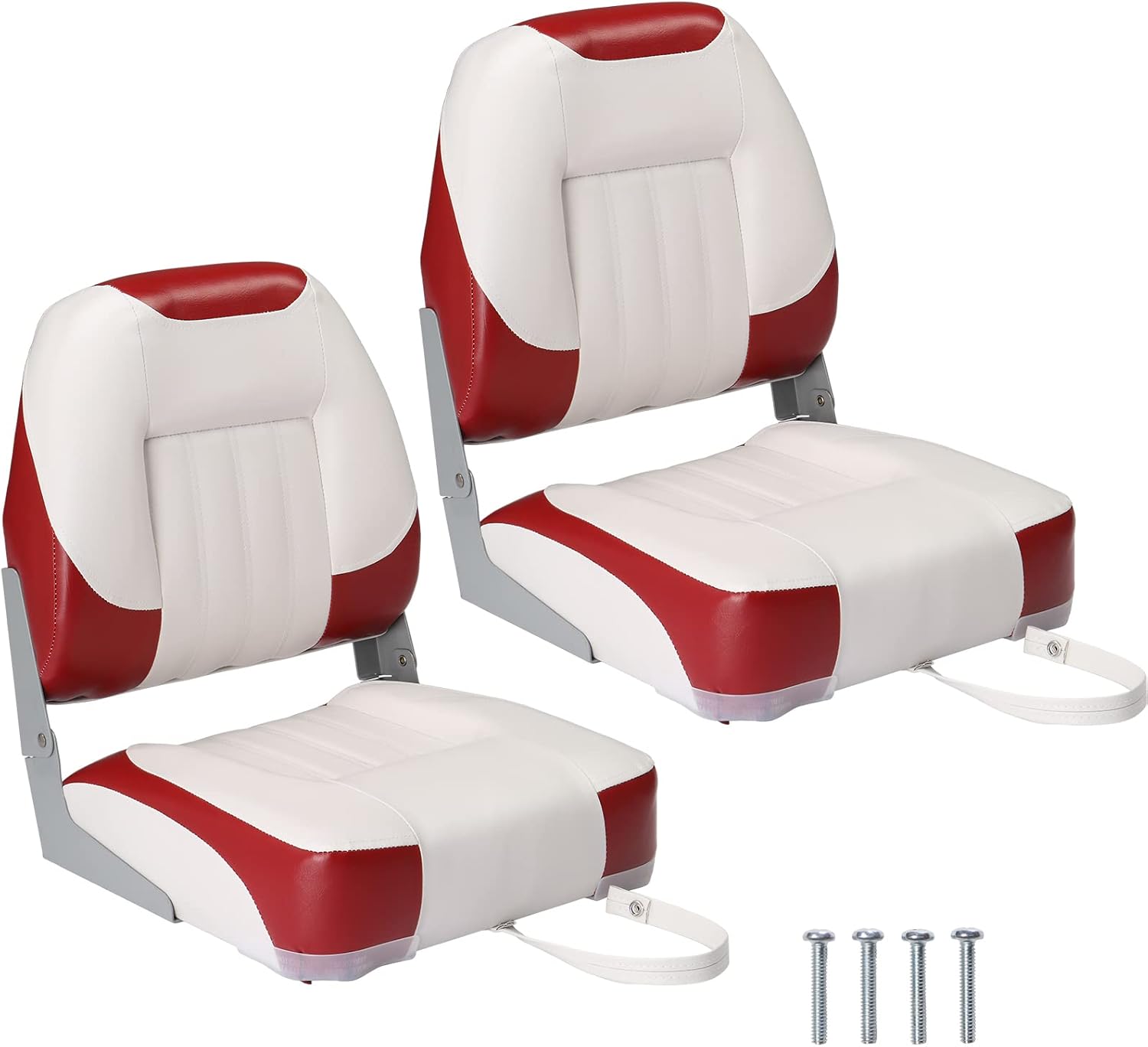 Amazon.com : PEXMOR Boat Seats Low/High Back, Folding Boat Seat ...