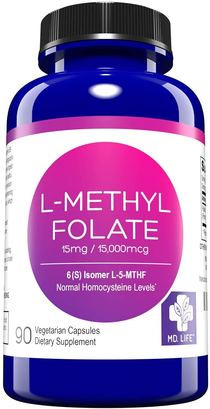 MD. Life L-Methylfolate 15 mg - Active Folate 5-Mthf S...B01MZ7IB2G ...
