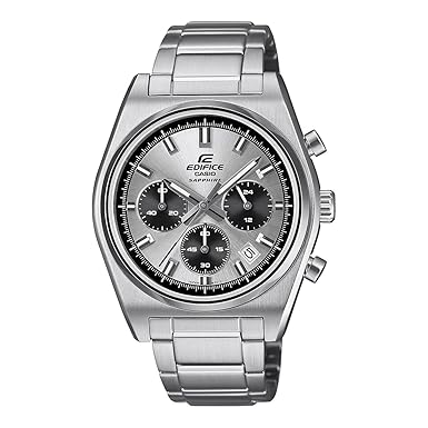 Casio Edifice EFB-730D-7AVUDF Analog Silver Dial Men (ED635) : Amazon ...