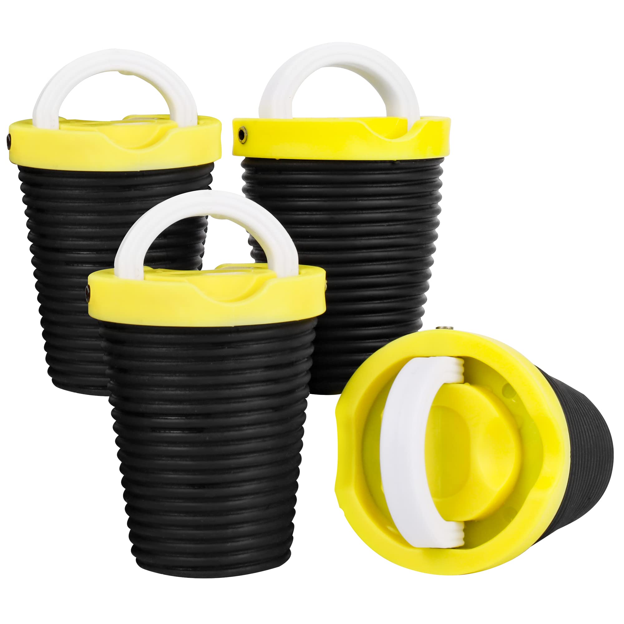 GanFindX 4 Packs PA Kayak Scupper Plug Kit, Wear-Resistant Fits Most ...