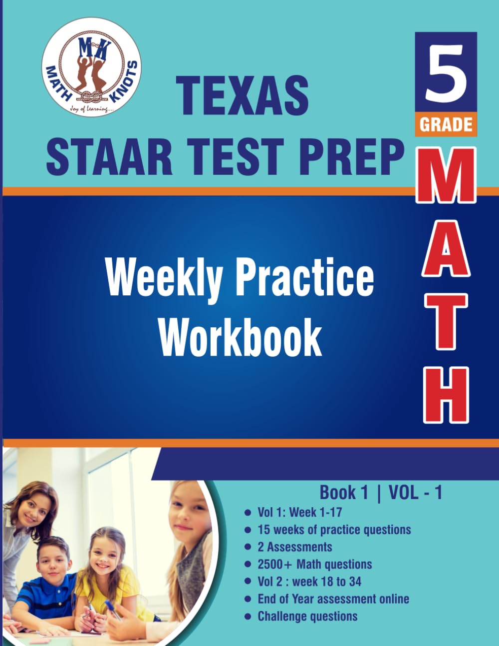 5th Grade Math : Texas State (STAAR) Test Prep : Weekly Practice ...