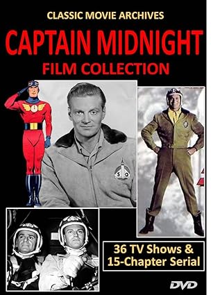 Captain Midnight Movie Collection on 5 DVDs (36 TV Shows and 15 Serials ...