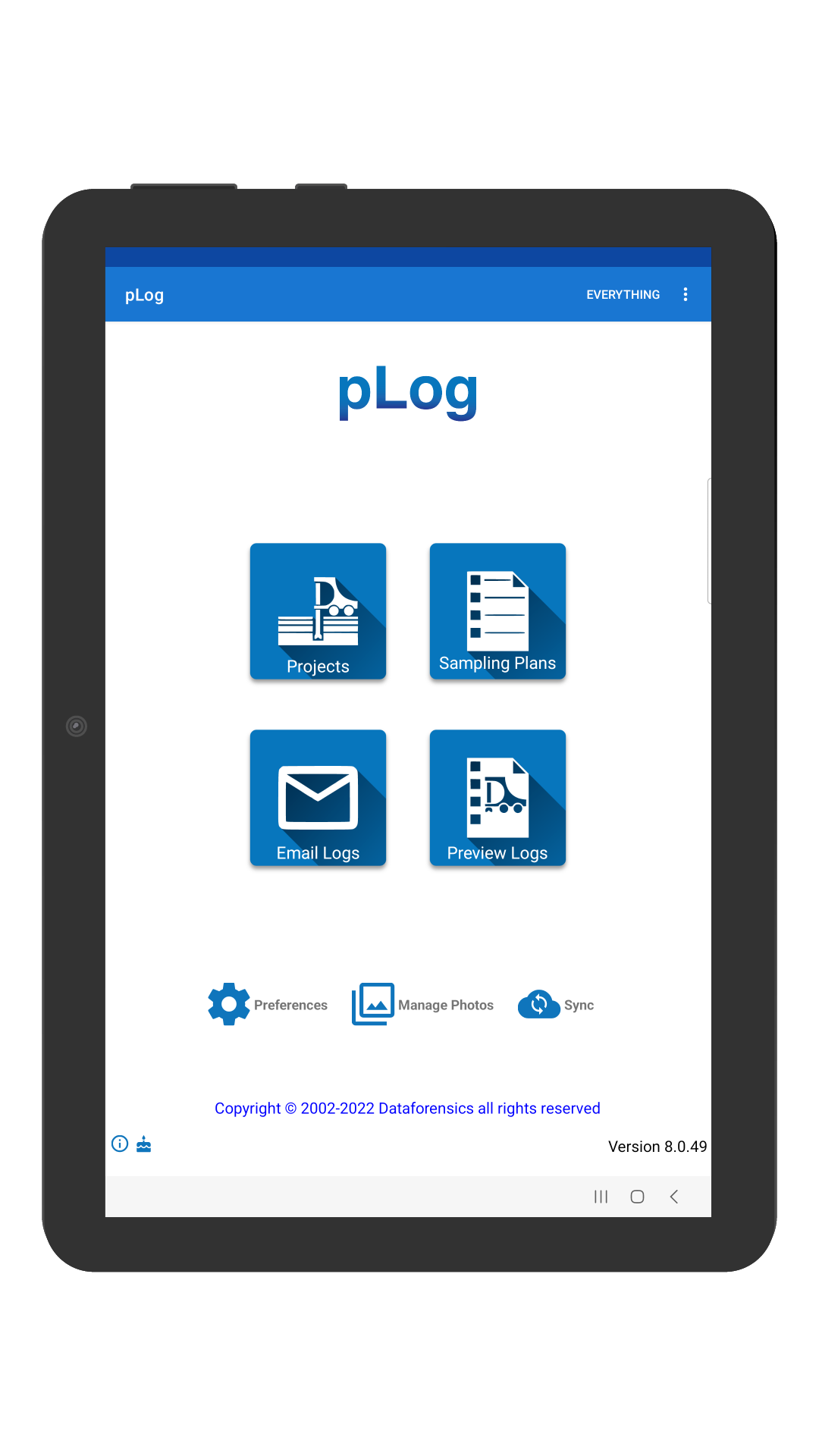 pLog Tablet - App on Amazon Appstore
