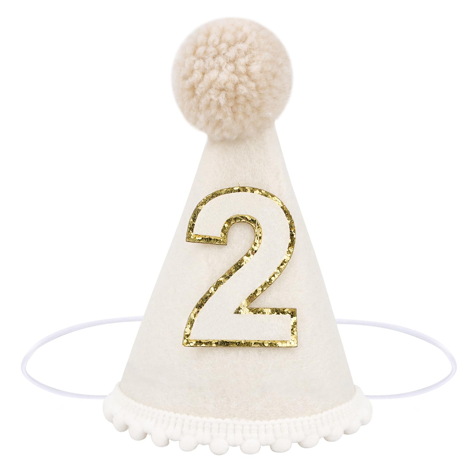 Amazon.com : Vovii 2nd Birthday Hat for Baby Second Birthday ...
