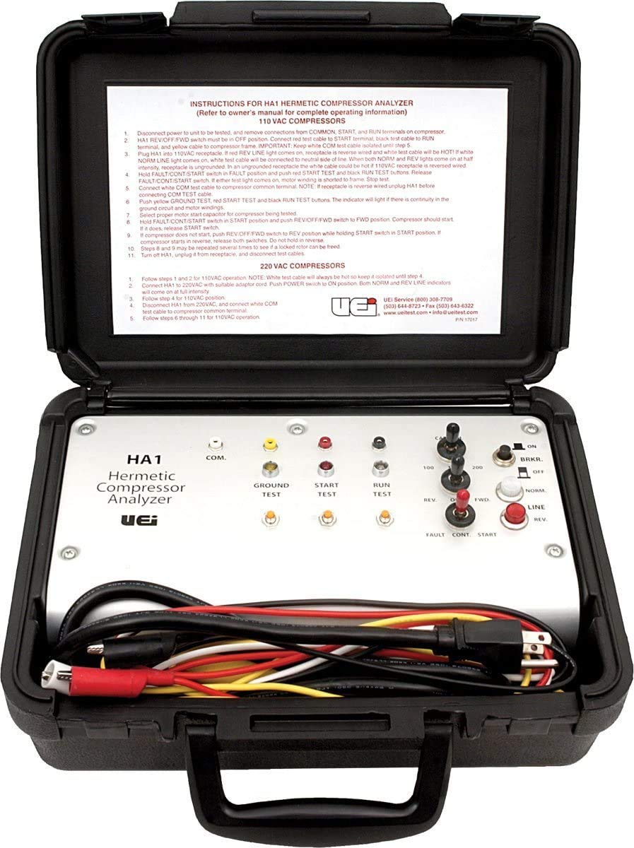 Uei Test Instruments Ha1 Hermetic Compressor Analyzer Pack Of 1 ...