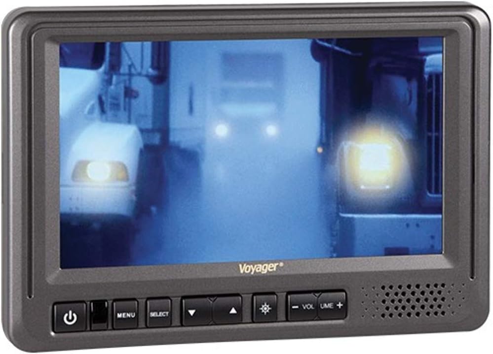 Amazon.com : Voyager AOM713 7" Rear View Wide Format LCD Monitor with 3 ...