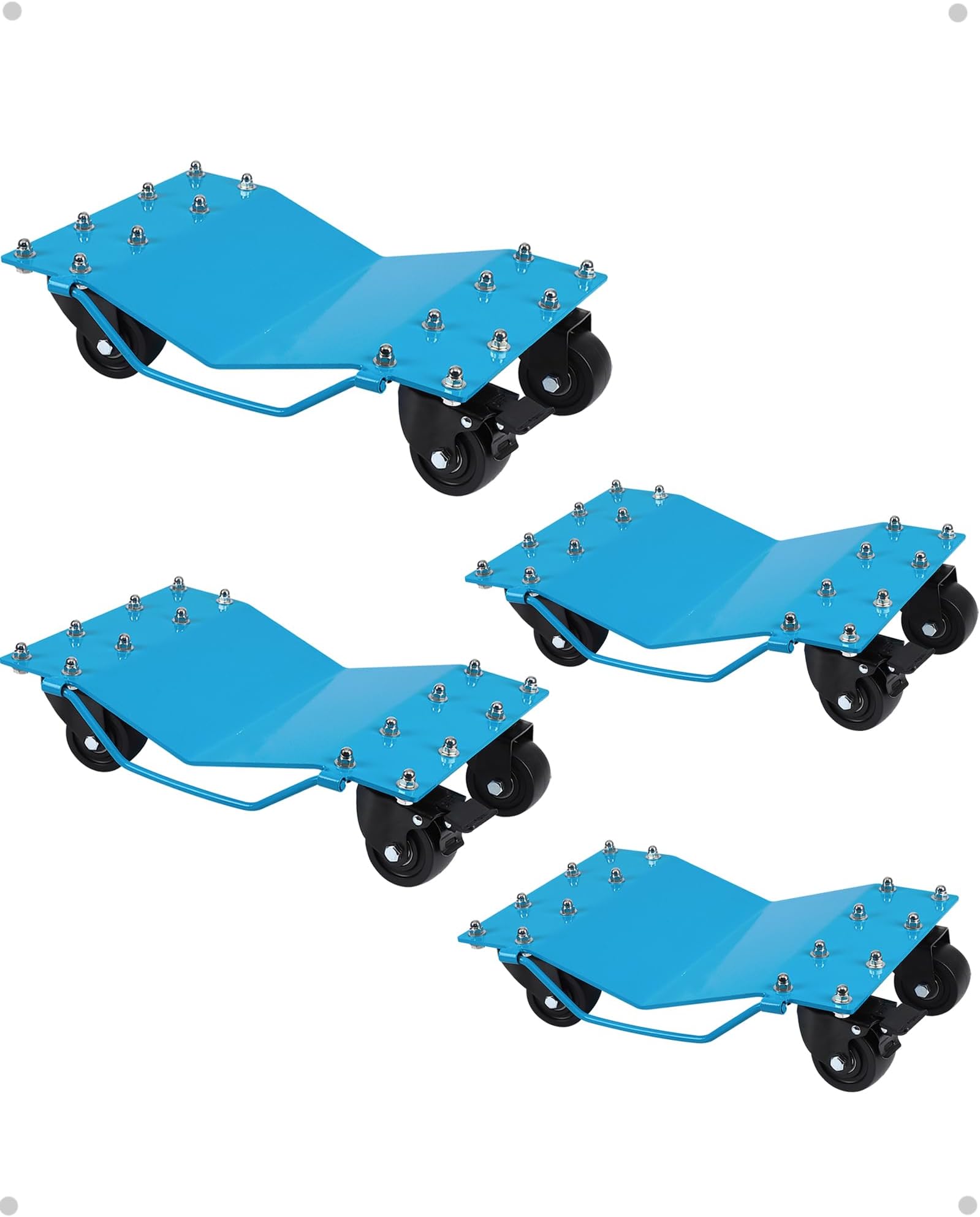 Amazon.com: Heavy Duty Wheel Dolly Set - 4 Piece Car Moving Dollies ...