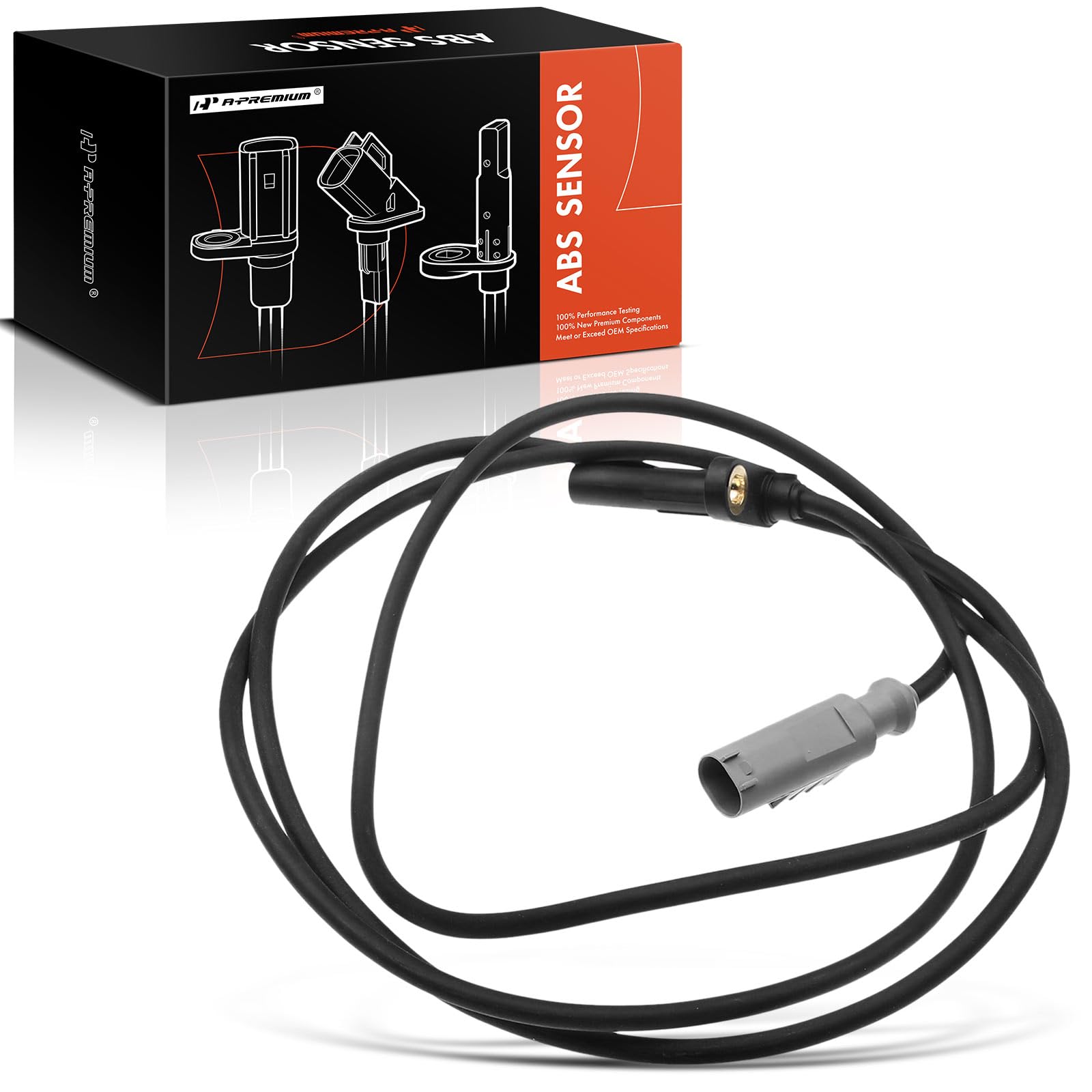 Amazon.com: A-Premium Rear Right ABS Wheel Speed Sensor Compatible with ...