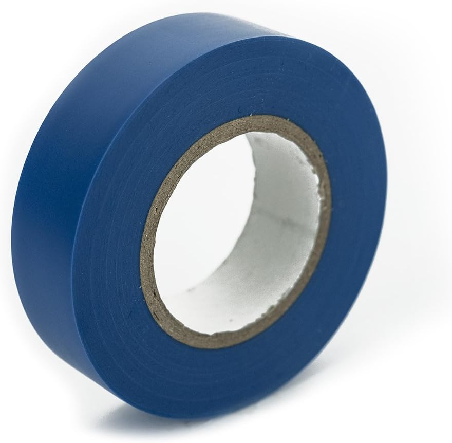 Faithfull FAITAPEPVCBL Blue PVC Electrical Tape 19mm x 20M : Amazon.co ...