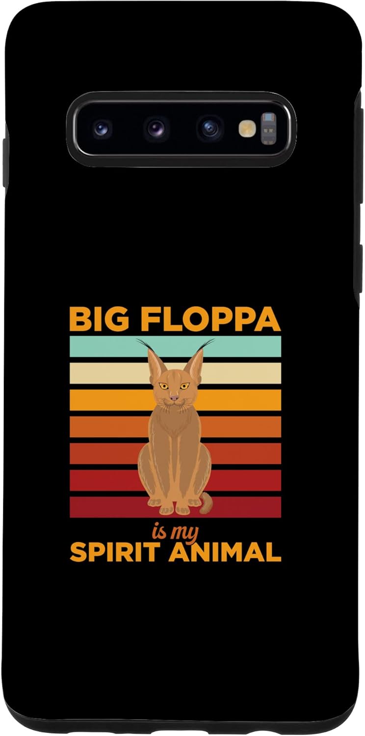 Amazon.com: Galaxy S10 Big Floppa Caracal Cat Meme Big Floppa Is My ...