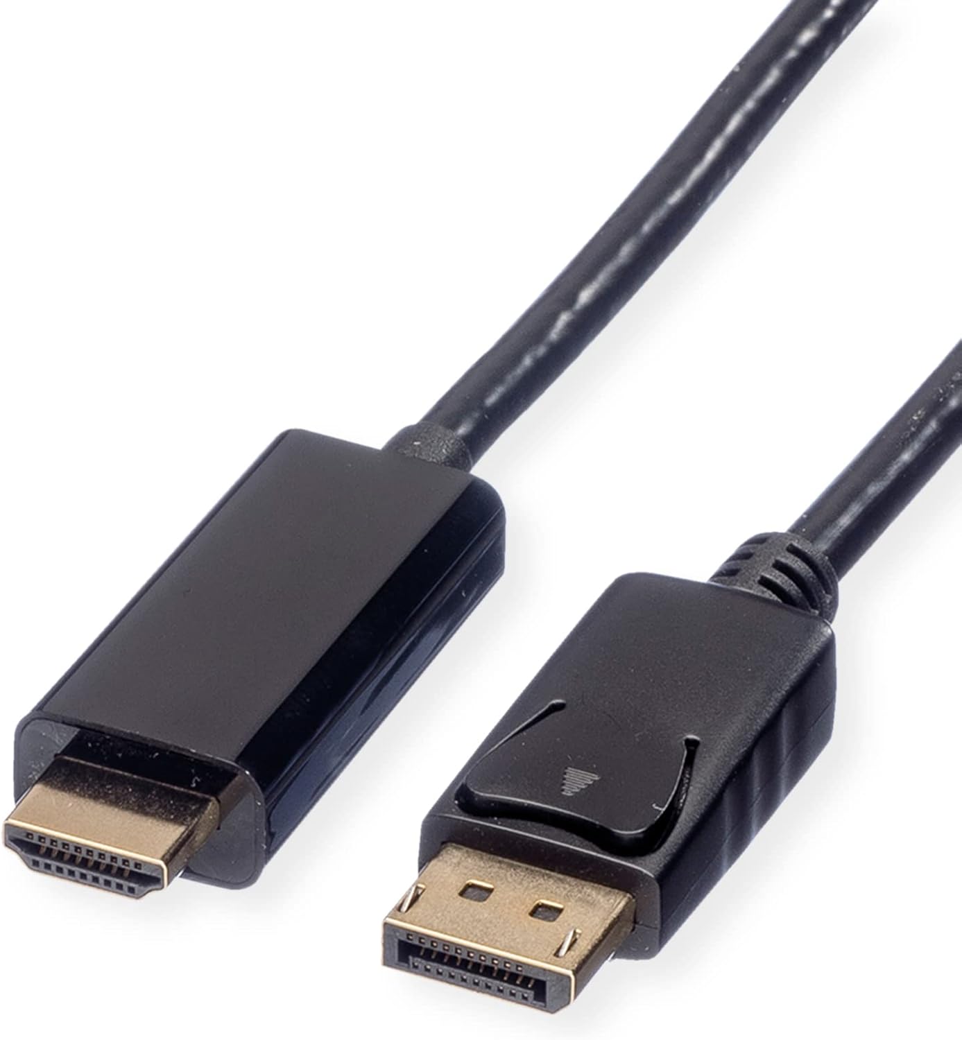 Amazon.com: Rotronic Roline DisplayPort Cable DP Ultrahdtv St/St Black ...