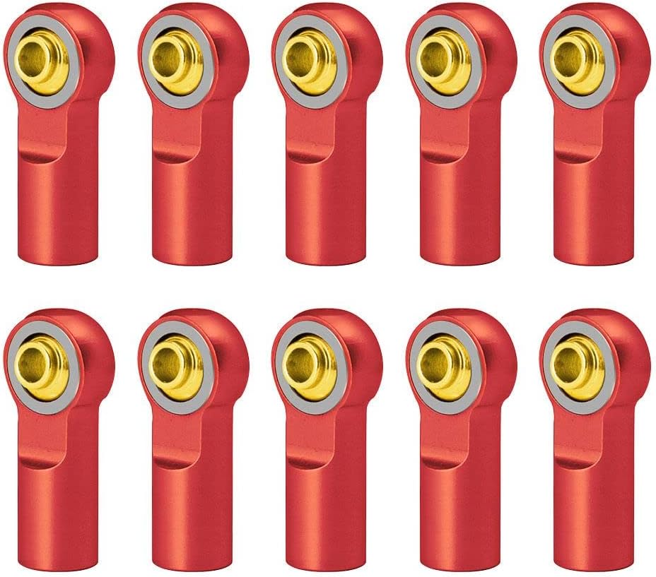 Amazon.com: 10Pcs M3 RC Link Tie Rod End Ball Joint Head Holder Support ...