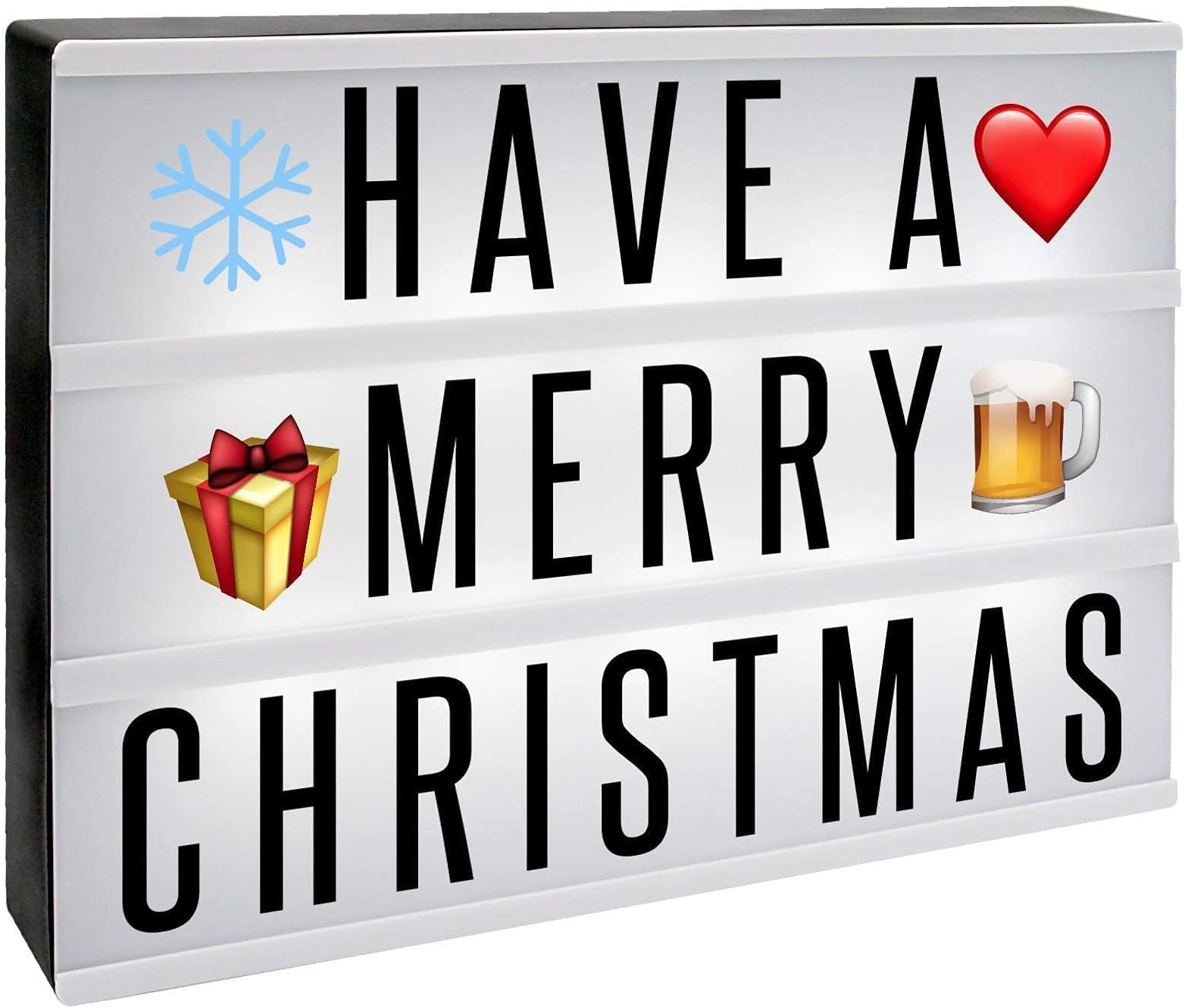 A4 Cinematic Lightbox | Includes 205 Letters & Emoji | Illuminated ...