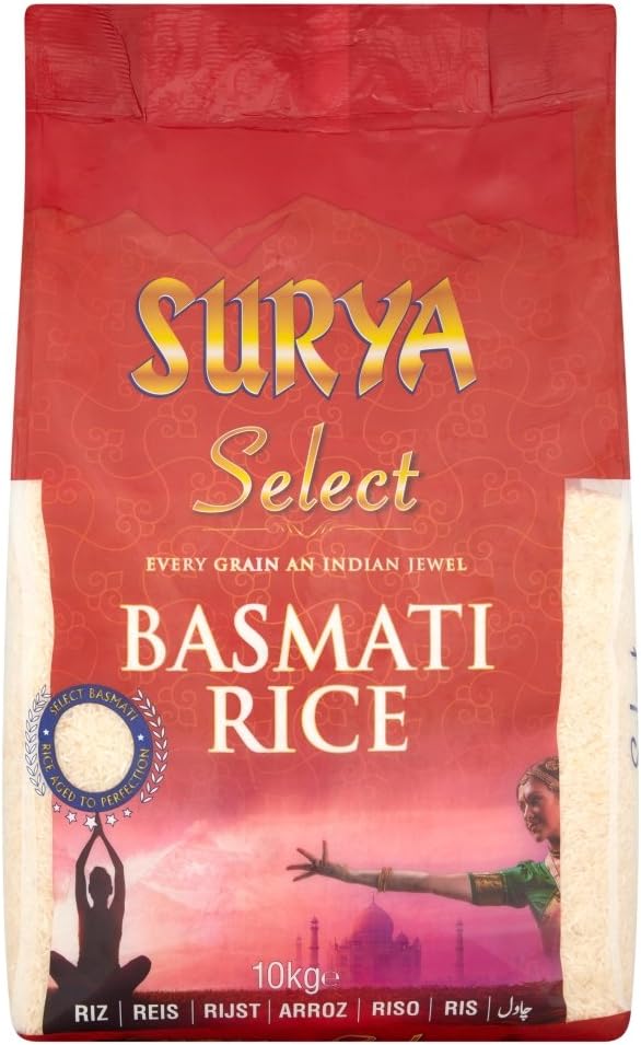 Surya Select Basmati Rice, 10kg : Amazon.co.uk: Grocery