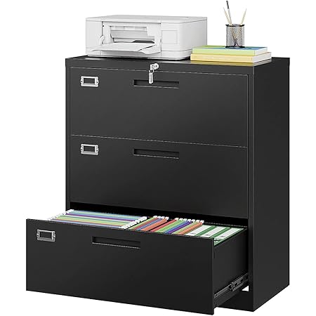 Amazon.com: Lorell 3-Drawer Lateral Files, 36" : Office Products