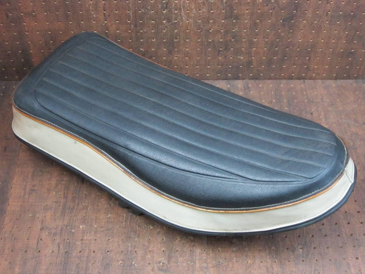 Amazon.co.jp: 60s 70s 当時物純正 XLH バディシート ブラック ホワイト ビンテージ アイアン ショベル スポーツスター ハーレー XLCH 黒 白 AMF : 車＆バイク