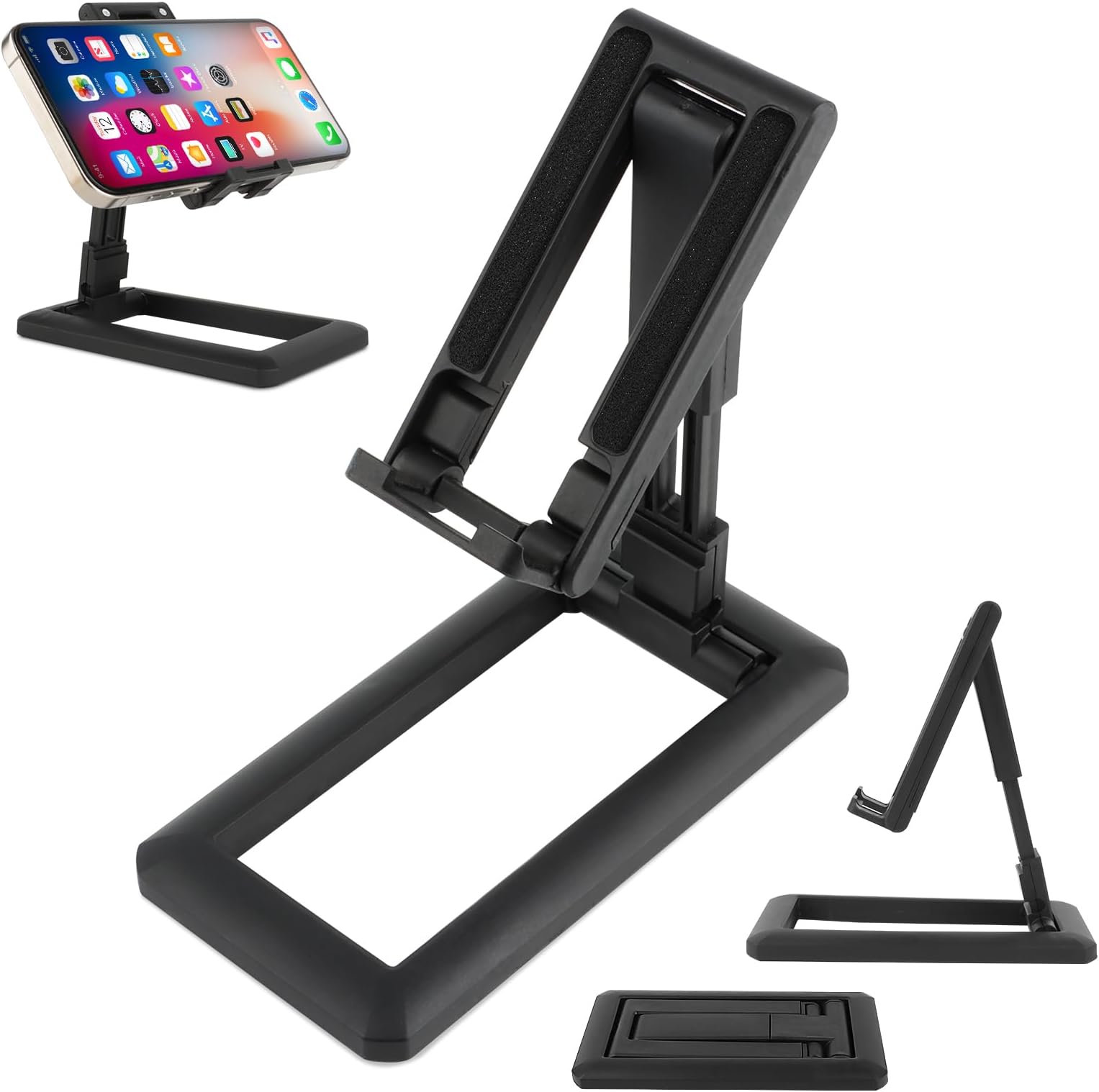 LOBVABA Support Telephone Réglable Pliable，Pliable & Réglable, Porte ...