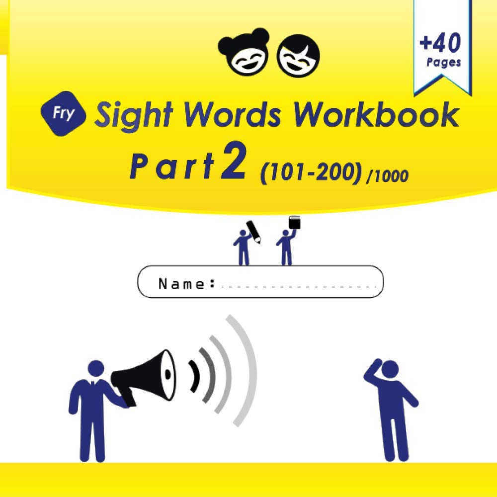 Amazon.com: Fry Sight Words Workbook: Part 2/10 | 1000 Sight Words ...