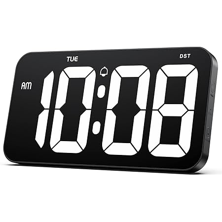 Amazon.com: Soobest Digital Wall Clock with Seconds, Electric Clock ...
