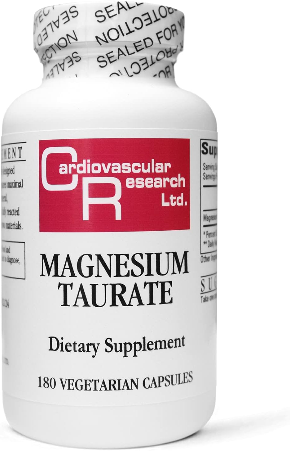 Amazon.com: Cardiovascular Research Magnesium Taurate 125 mg, Creamy ...