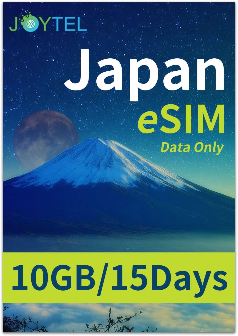 JOYTEL eSIM card for Japan, Unlimited Internet Data, 4G-LTE Travel SIM ...