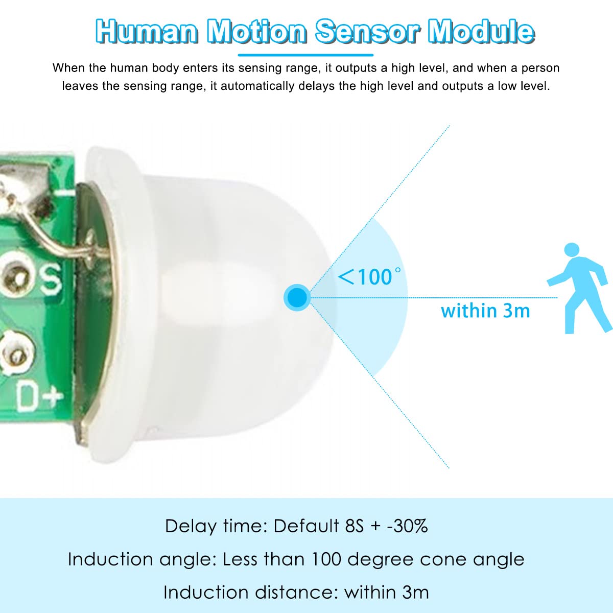 Snapklik.com : DAOKAI HC-SR505 Human Motion Sensor Module Mini Infrared ...