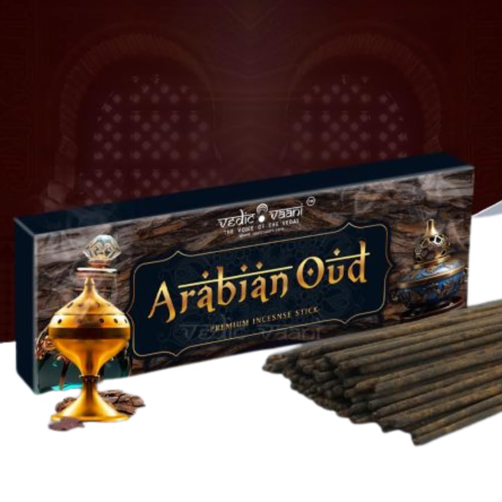 Vedic Vaani Arabian Oud (Oudh) Agarbatti Pure and Natural Incense ...