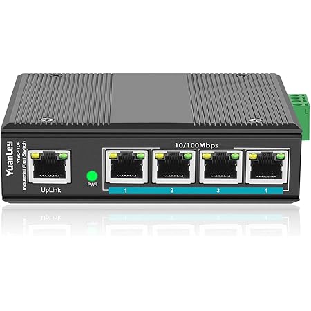 Amazon.com: TRENDnet 5-Port Industrial Unmanaged Fast Ethernet DIN-Rail ...
