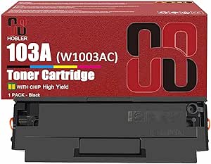 Amazon.com: Replacement W1003AC Toner Cartridges Compatible for HP 103A ...