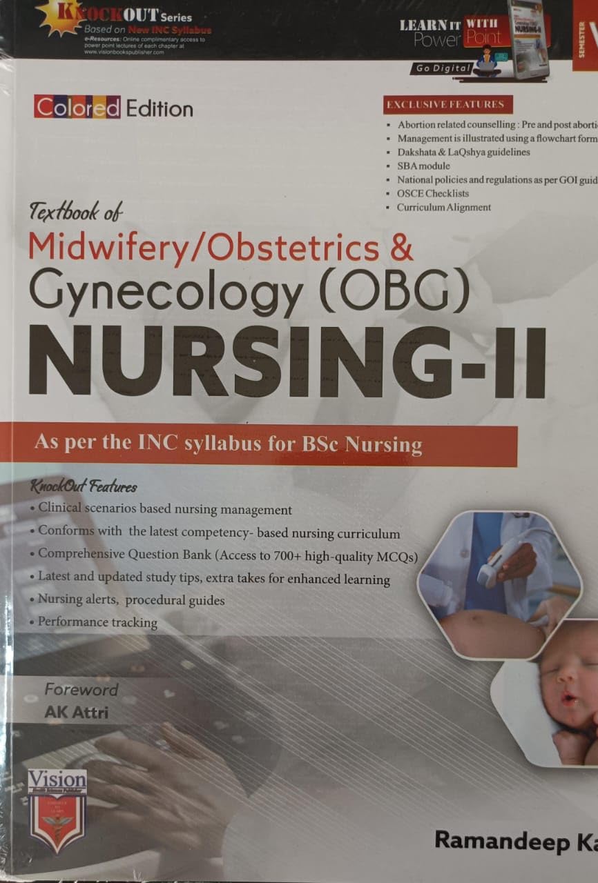 Buy Textbook Of Midwifery Obstetrics And Gynecology Nursing 2 (OBG ...