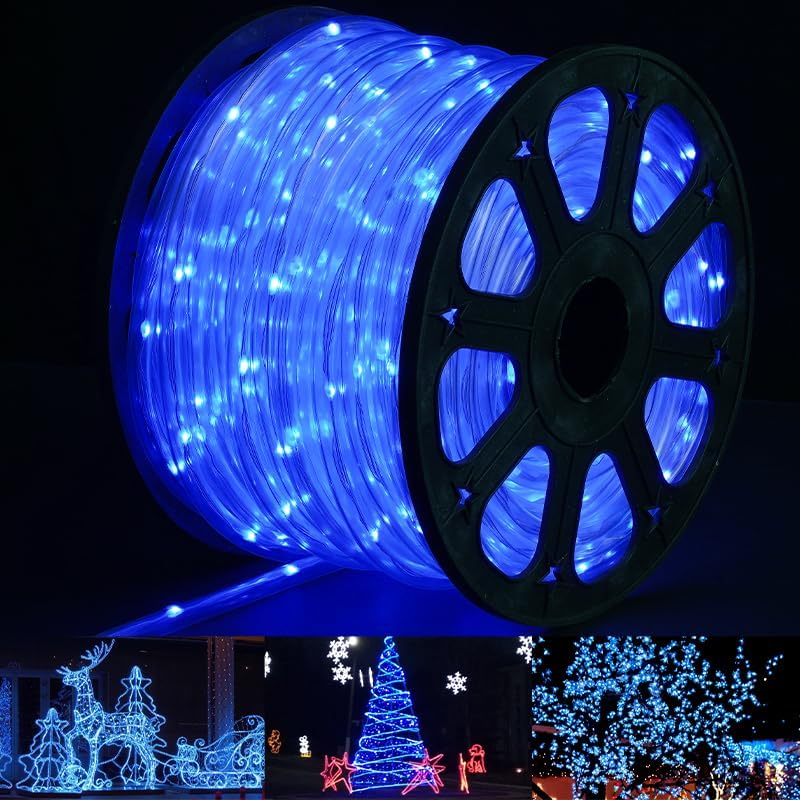 Amazon.com: SINGCHUNGTE 66Ft Rope Lights for Outside, Connectable LED ...