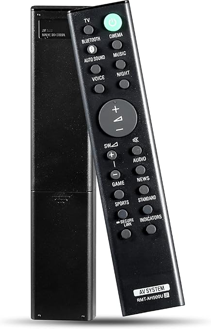 Amazon.com: RMT-AH500U Replacement Remote Control for Sony Soundbar HT ...