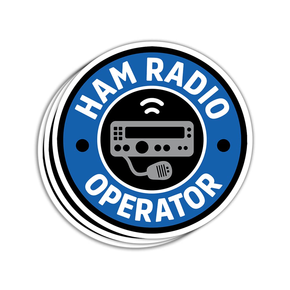 Amazon.com: ULTRAVUTT (3Pcs) Amateur Ham Radio Operator Decal Sticker ...