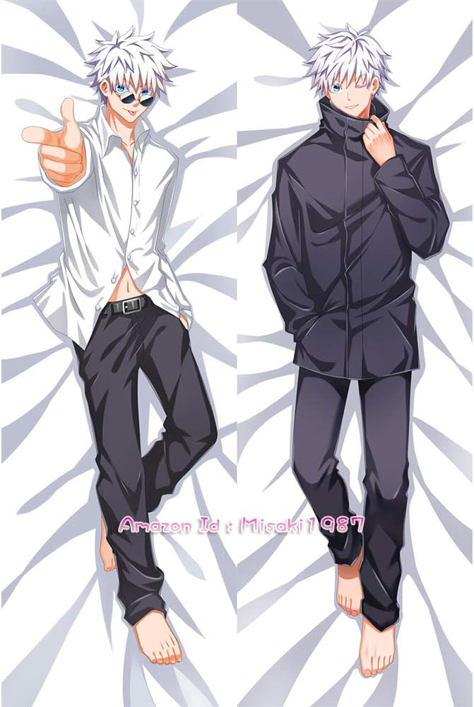 Amazon.com: MISAKI1987 Satoru Gojo Anime Dakimakura Hugging Body Pillow ...